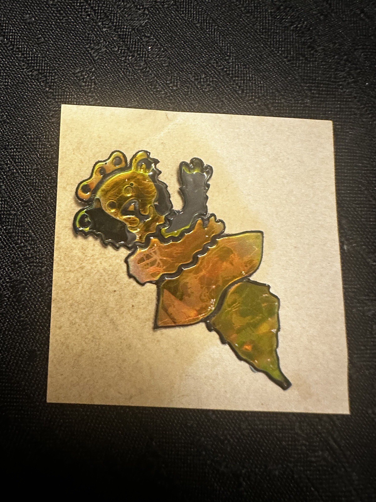 Rare Vintage 80s Mystik Oilies Oilie Oily Oilly Bear Touch Sticker ...