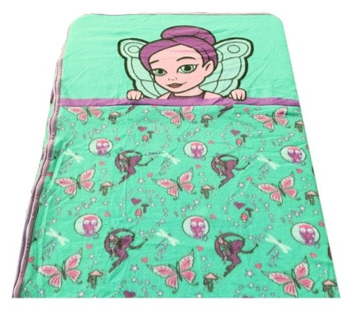 Zip It Friends Kids One-Piece Zippered Set Fairy-Twin bed blanket ...