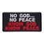 Know God Know Peace Patch, Religious Patches | eBay