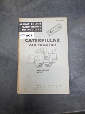 Manuals & Books - 619 Tractor