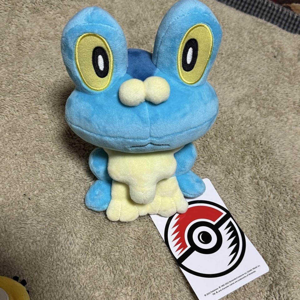 Pokemon Fit Sitting Cuties Plush Set Pichu Mew Meowth Psyduck Croagunk ...