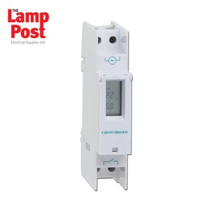 Greenbrook T80-C Digital DIN Rail Mounting Time Switch 7 Day / 24 Hour ...