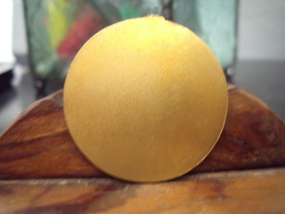 BERGEN COUNTY N.J. COIN CLUB MEDAL GOLD TONED JERSEY MEDAL - UNFACE ...