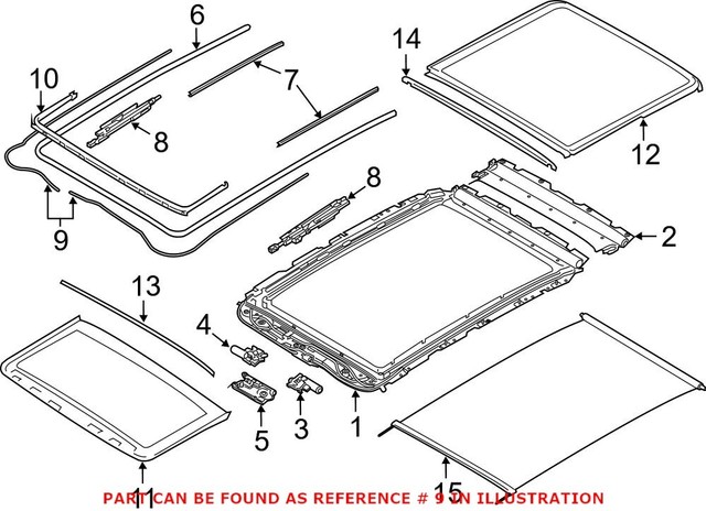 GENUINE BMW G01 G02 G05 G06 G07 F97 F98 DRIVE GLASS LID FRONT ...