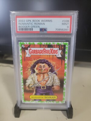 2022 Gpk Bookworms Romantic Roman Psa mint 9 bookworms w/stand | eBay