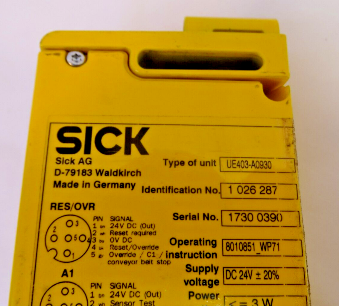 SICK UE403-A0930 / UE403A0930 Switching Unit, for Parts/ Repair | eBay