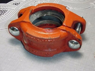 Victaulic 2 Inch Coupling 2/60,3-005H Clamp Coupling Red Style 005 NEW ...