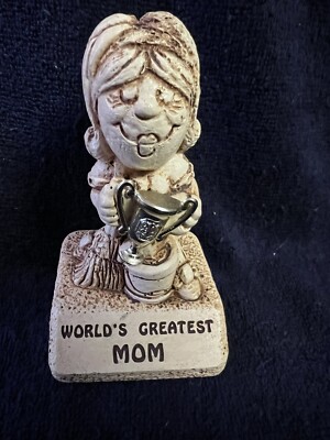 Vintage 1970 Paula "World's Greatest Mom" Resin Figure with Trophy | eBay