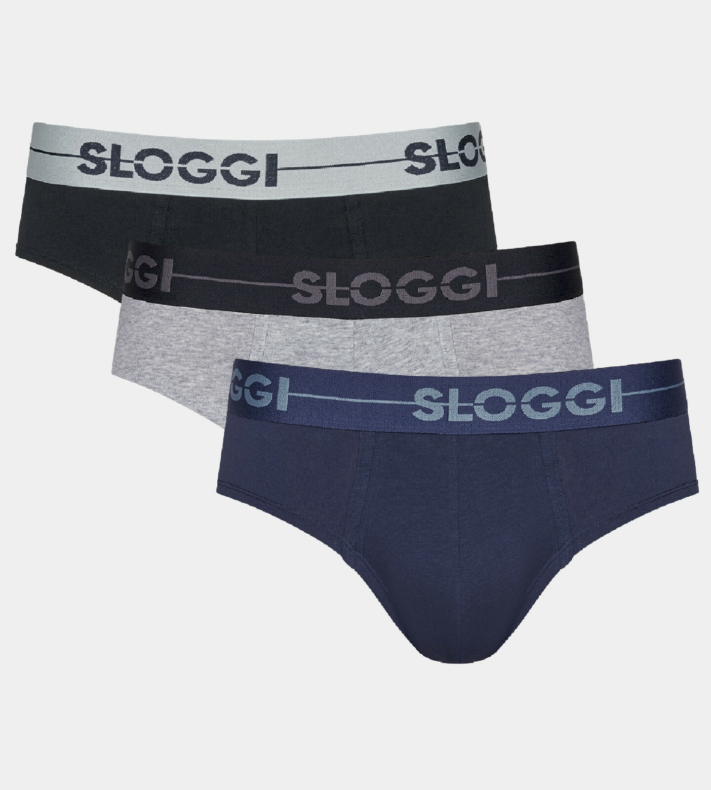 Men's Sloggi Go Mini Briefs Pants 3 Pack 96% Cotton 10198137 RRP £30.00 ...