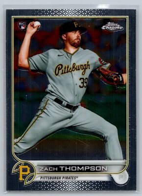 2022 Topps Chrome Baseball #30 Zach Thompson RC Pittsburgh Pirates | eBay
