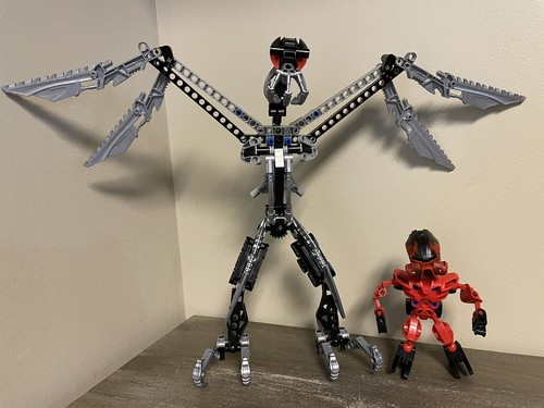 Lego Bionicle Warriors 8621 TURAGA DUME & NIVAWK - Complete 2004 set W ...