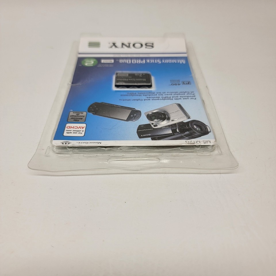 Sony Pro Duo Memory Stick 2GB Mark 2 Card MS-MT2G NEW For PSP Handycam ...