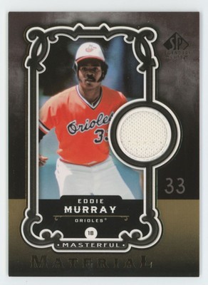 Eddie Murray 2007 SP Legendary Cuts Masterful Materials Relic #MM-MU ...