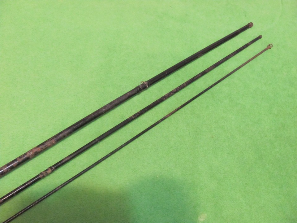 ANTIQUE/VINTAGE VIM 8' 9" 3-PIECE STEEL FLY FISHING ROD. MADE IN USA ...