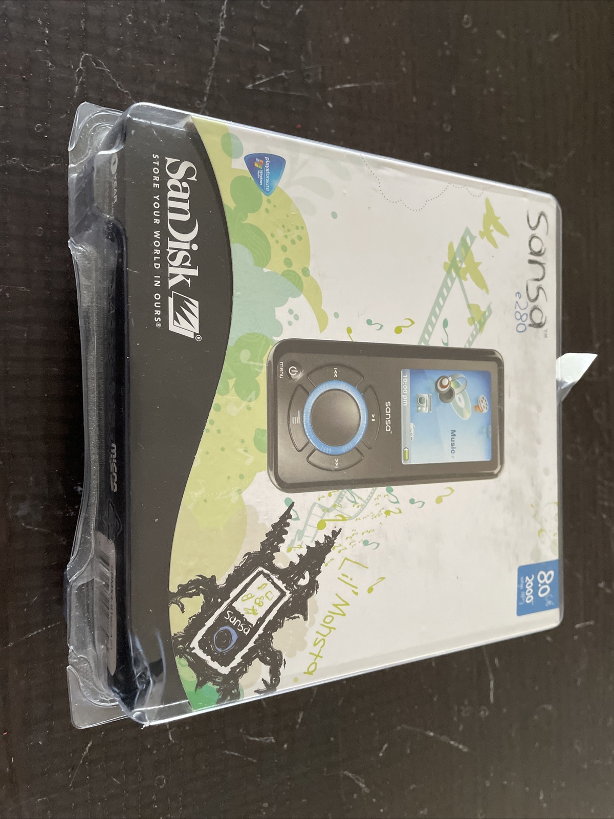 SanDisk Sansa e280 Black ( 8 GB ) Digital Media Player for sale online ...