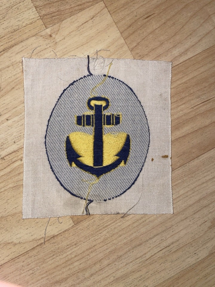 WWII German Patch - WW2 German Navy Sports Patch - WW2 German Rare ...