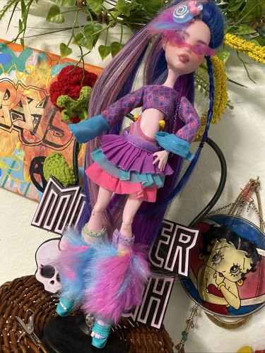 Monster High Draculaura 💕 Candyland Repaint Custom OOAK Reroot Doll 💜 ...