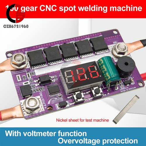 12V Spot Welder DIY Kit 100 Gear of Power Adjustable Spots Welding ...