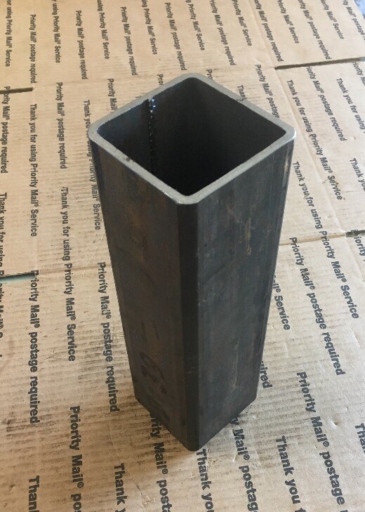 3 X 3 Steel Square Tube 3/16" Tubing Wall Steel Brace Support Welding ...