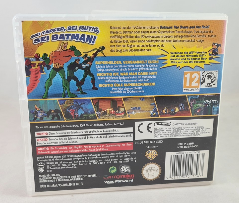 Batman - The Brave and the Bold - Das Videospiel - Nintendo DS - OVP ...