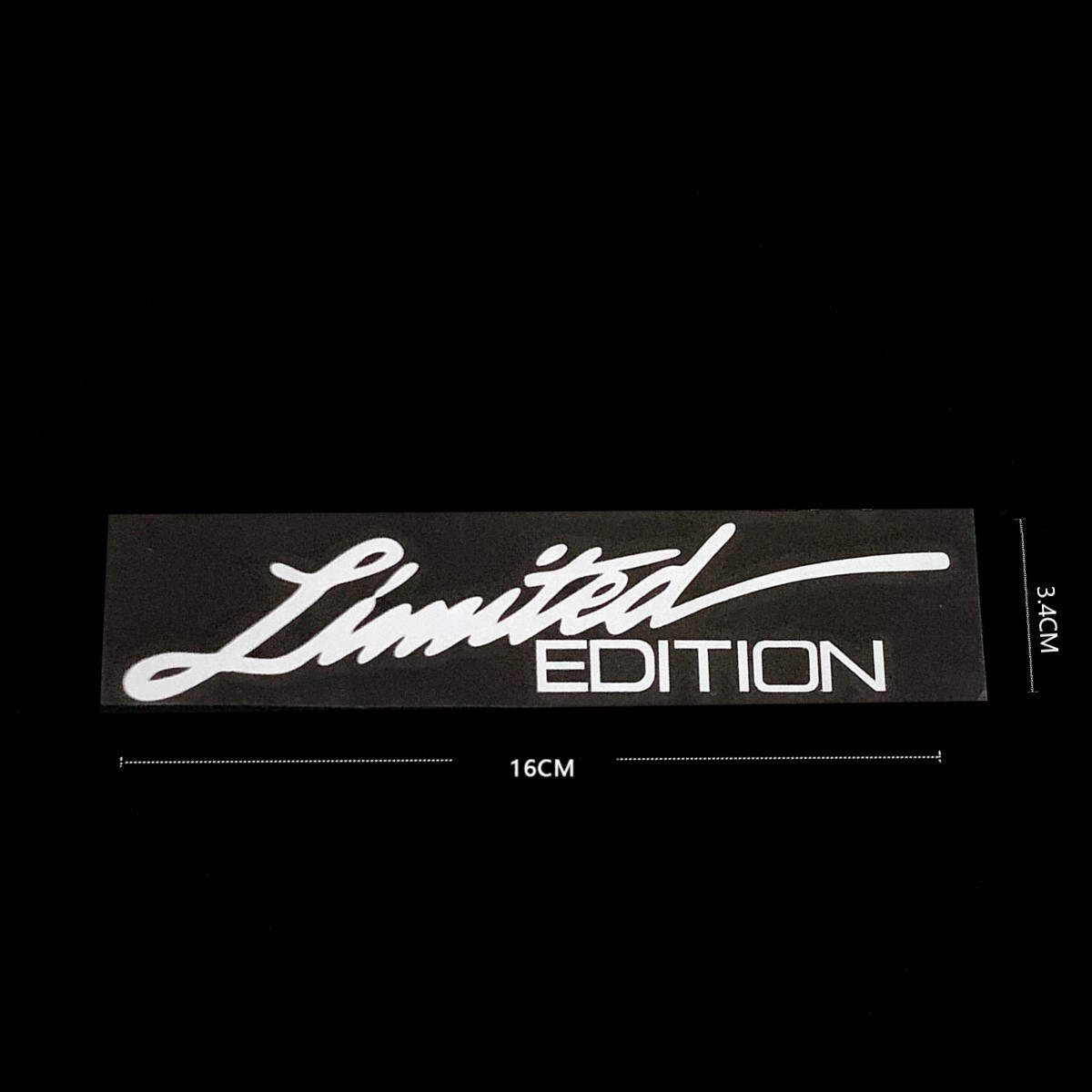 Large 16x3.4cm LIMITED EDITION Red & Laser Car Motorcycle Sticker Decal ...