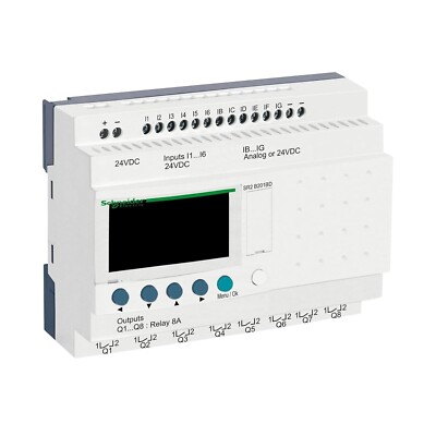Schneider Electric SR2B201BD Zelio Logic 20 E/A 24VDC IP20 Logikmodul ...