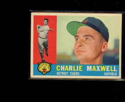 1960 Topps #443 Charlie Maxwell, Detroit Tigers | eBay