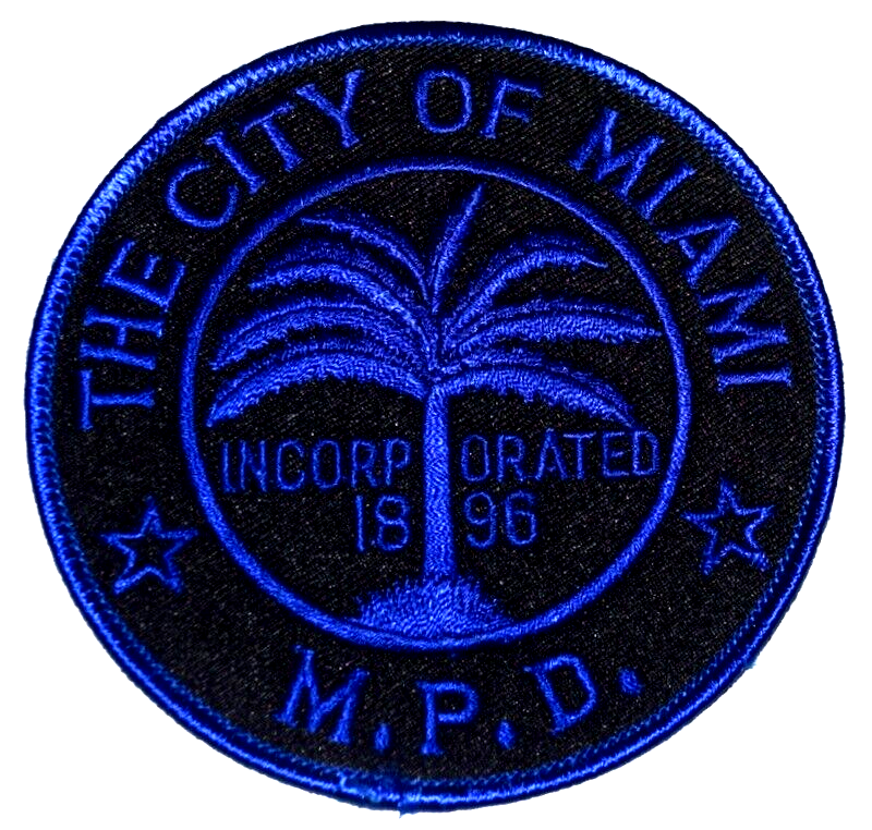 Swats Miami Florida Police Badge Mike Snook's Police Patch Collection