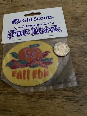 Cub Boy Girl Scout fun patch badge Fall Fun Pumpkin | eBay