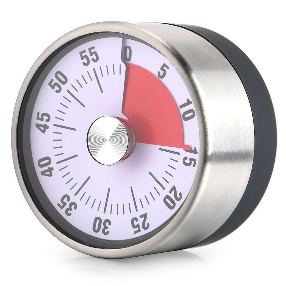 Mechanical Kitchen Timer 60min Countdown Cooking Reminder Visual ...