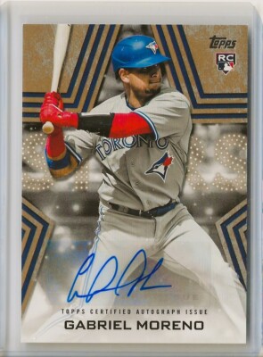 2023 Topps GABRIEL MORENO ROOKIE AUTO GOLD STARS #d 32/50 ...