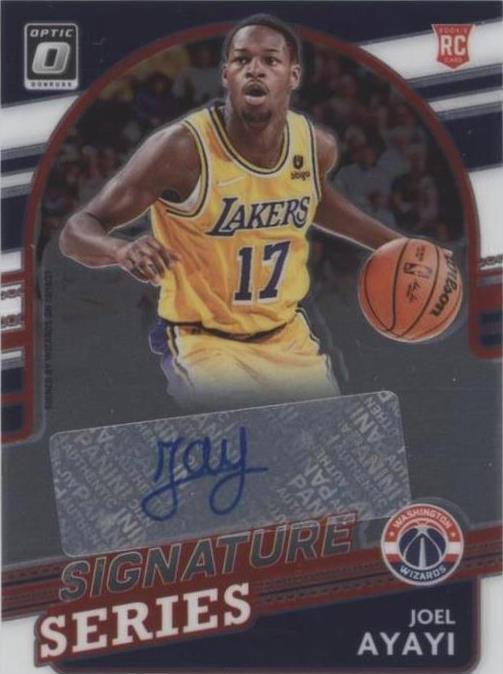 2021-22 Panini Donruss Optic - Signature Series Joel Ayayi #SS-JAY (AU ...