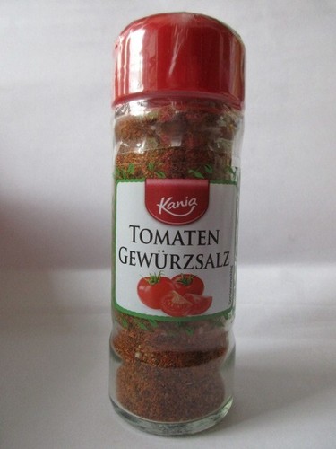 Kania Tomaten Gewürzsalz Tomato seasoning salt 70g glass New from ...