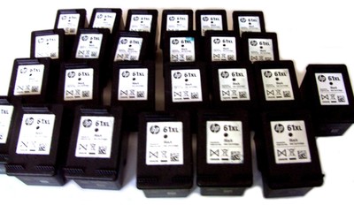 25 HP 61XL BLACK USED EMPTY PRINTER INK CARTRIDGES - NEVER REFILLED | eBay