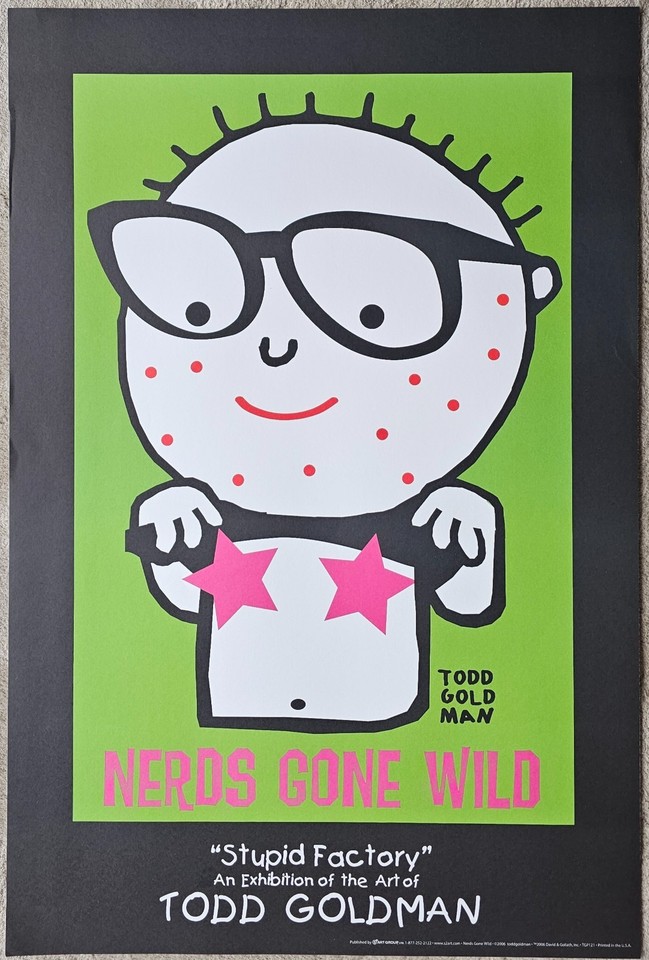 Todd Goldman Nerds gone wild Funny Comic Cartoon boy art 2006 ...