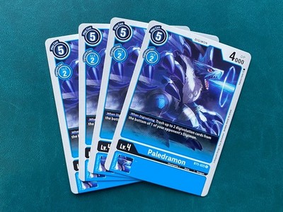 Paledramon BT5-025 Playset Battle of Omni Digimon Card Game x4 | eBay