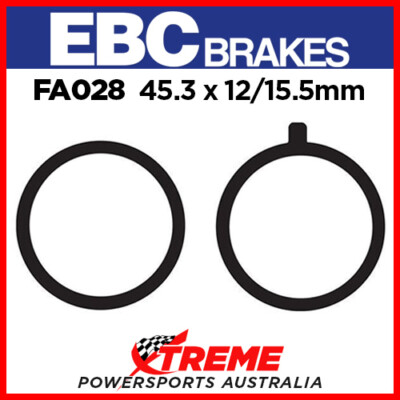 Yamaha RS 100 DX IY8 Europe 79 EBC Organic Front Brake Pads FA028 ...