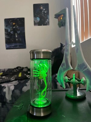 Alien Facehugger Specimen Glow Jar Xenomorph Aliens LED Lamp Novelty ...
