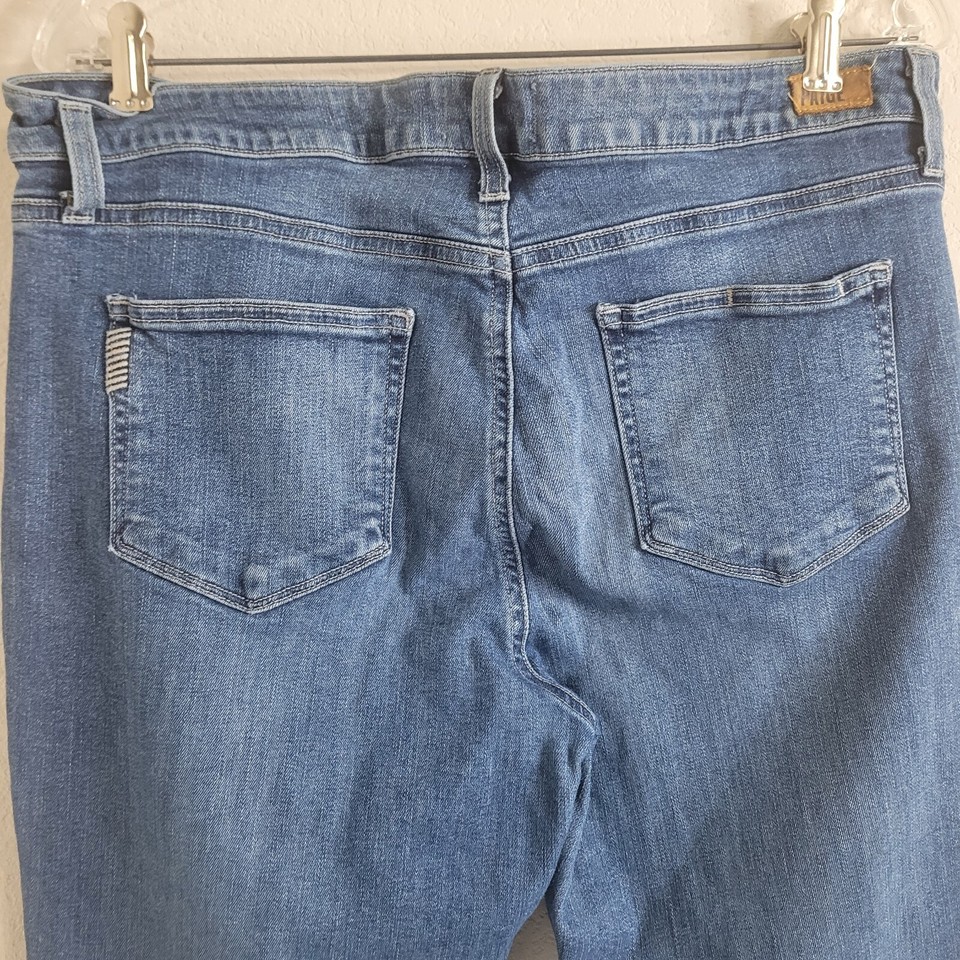 Paige size 32 jeans women straight high rise jimmy jimmy crop pockets ...