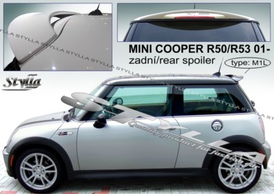 SPOILER REAR ROOF MINI COOPER R50 R53 WING ACCESSORIES | eBay