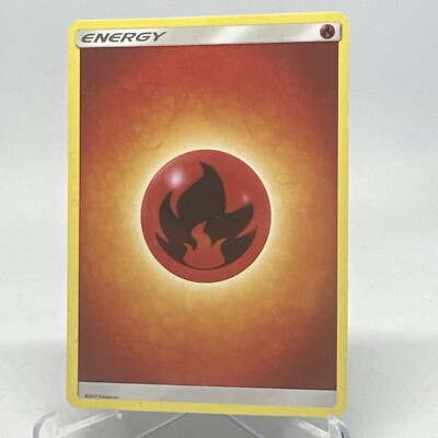 Pokemon ENERGY Card FIRE Red 2017 Pokémon MINT | eBay Australia