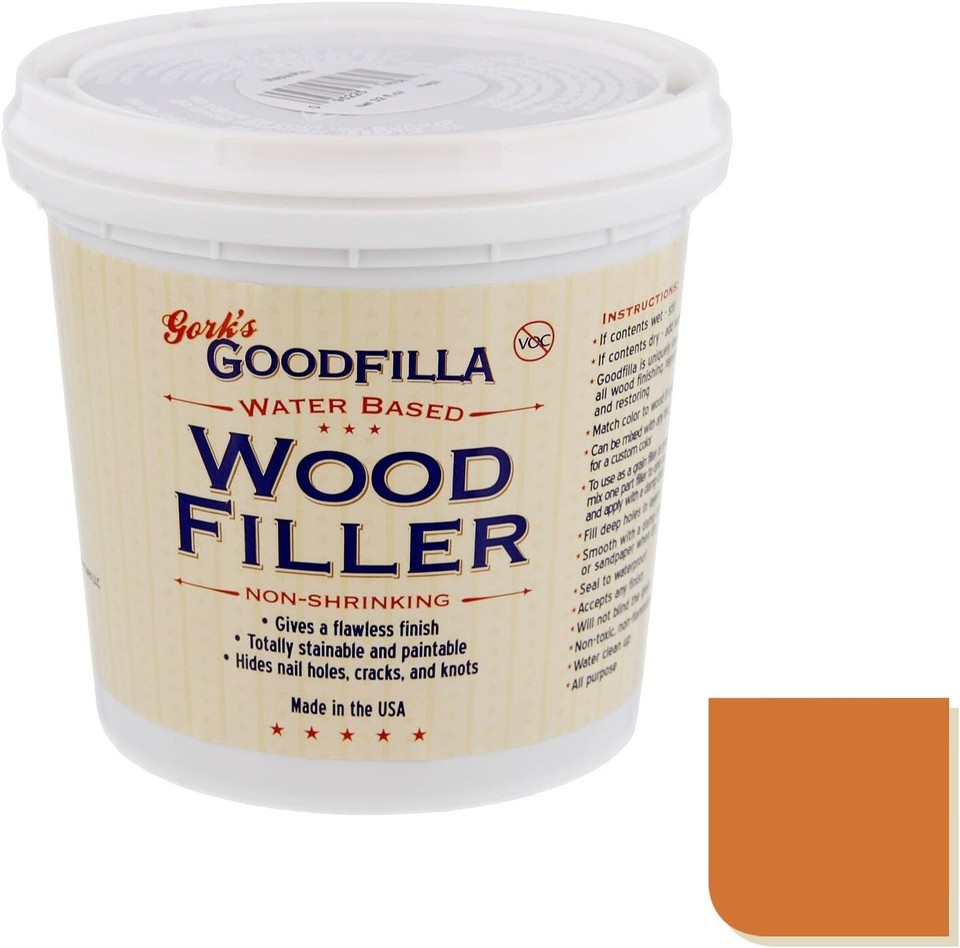 Ultimate Red Oak Wood Filler - 1 Quart, Easy to Use, Reconstitutable ...