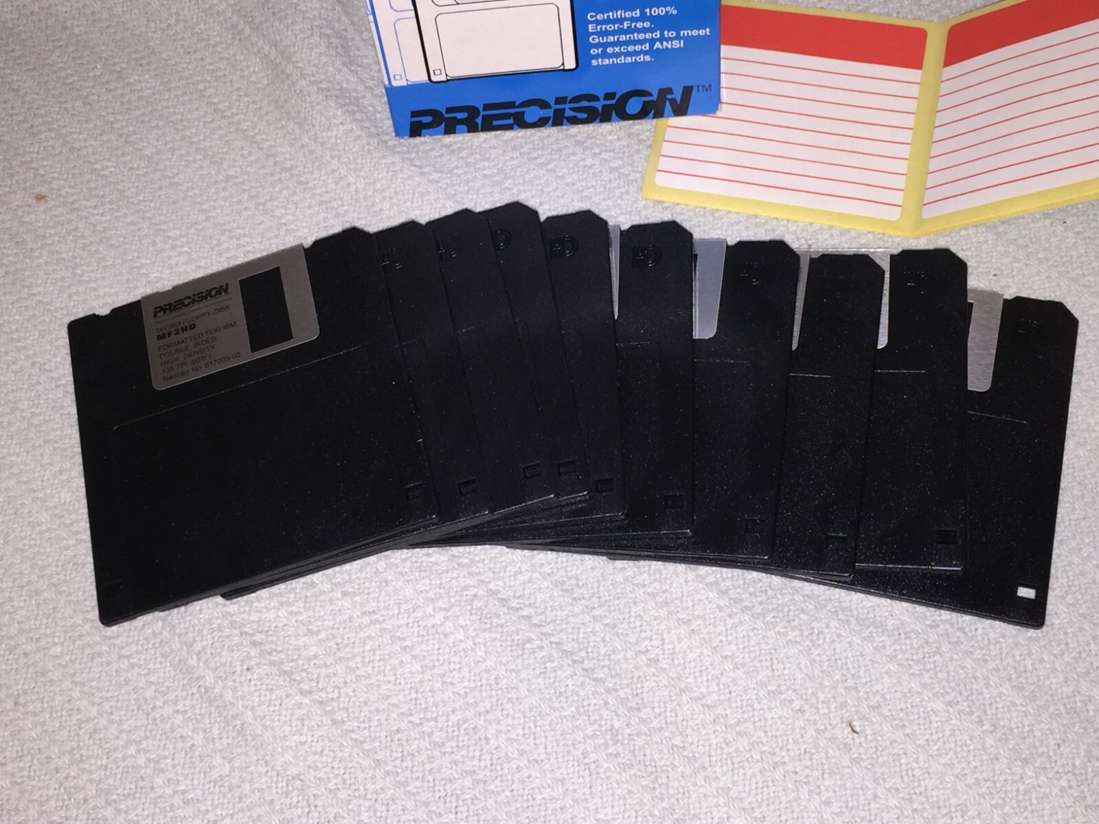 PRECISION MF2HD DOS Formatted 3.5” Floppy Diskettes Disks 10 Disks ...