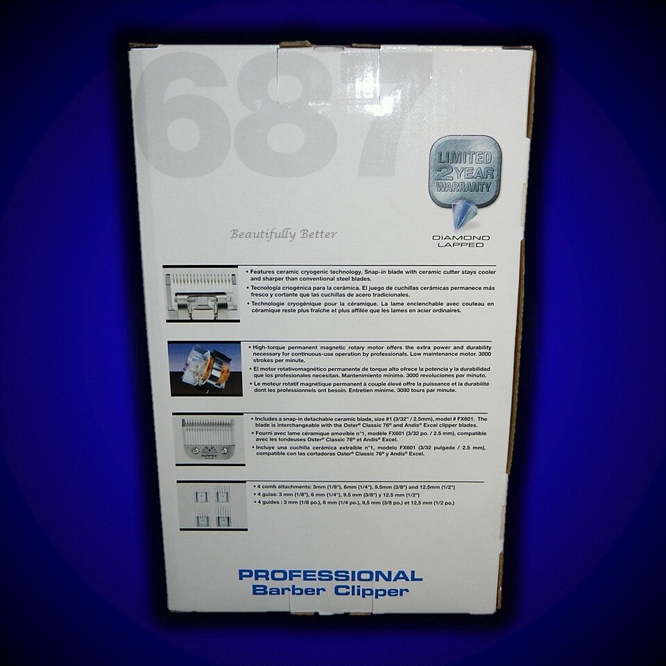 READ - BABYLISS FORFEX 687 PROFESSIONAL DETACHABLE BLADE CERAMIC BARBER ...