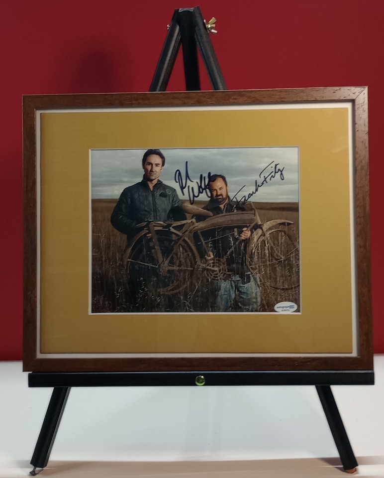 Mike Wolfe & Frank Fritz Signed 8x10 Pic Framed Authentication By ...