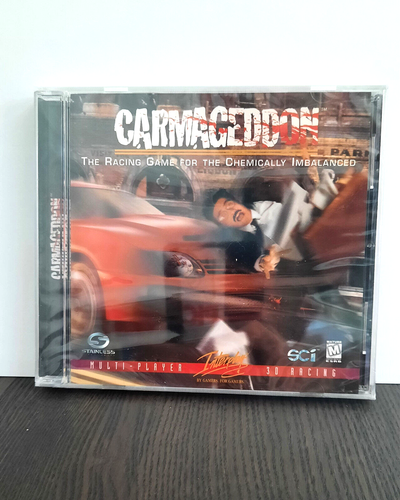 CARMAGEDDON PC CD ROM game - NEW SEALED - WINDOWS 95 98 DOS - RETRO ...