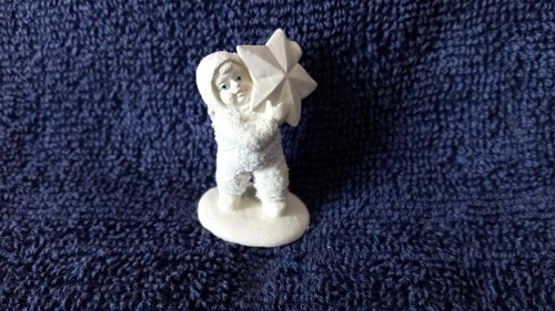 Dept 56 Miniature Pewter Snowbabies #76690 'I Found The Biggest Star Of ...