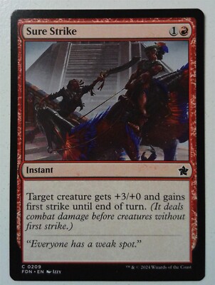 Sure Strike *Common* Magic MtG x1 Foundations | eBay