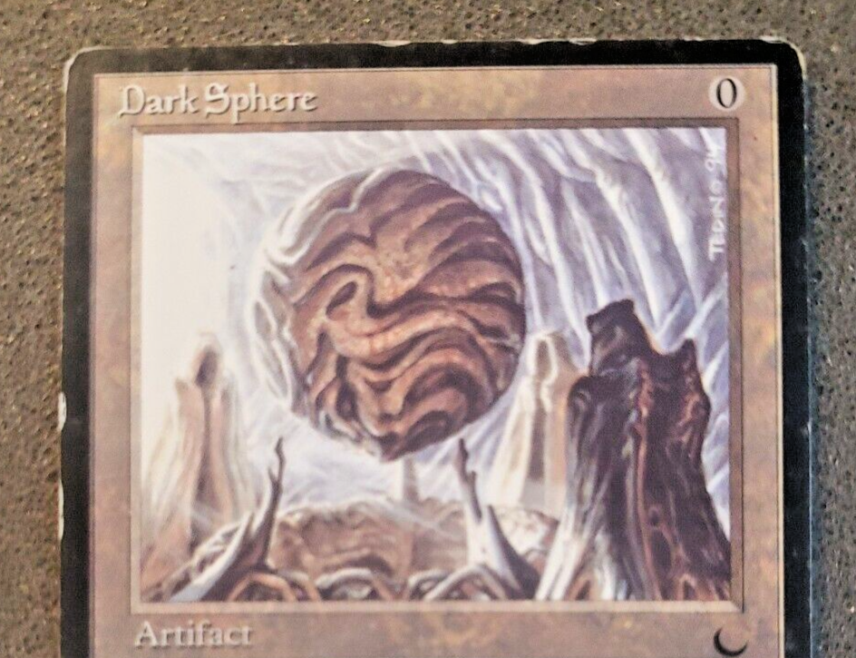 Magic The Gathering MTG Dark Sphere 1994 Played Card (DS3D1PH ...