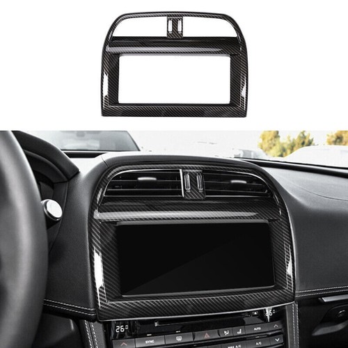 For Jaguar F-PACE 2017-2021 Carbon Fiber Central Console Navigation ...
